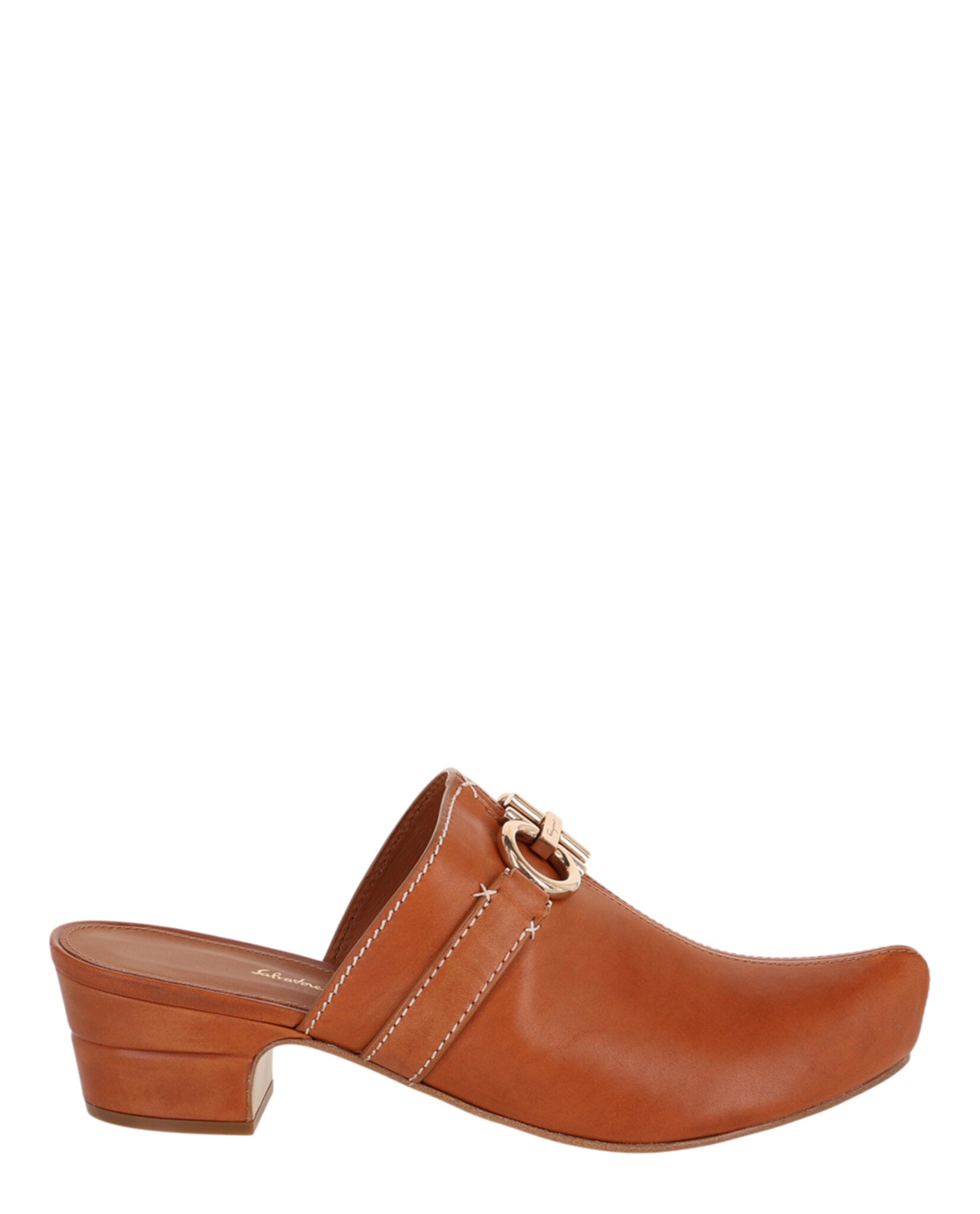 Ferragamo Womens Phobos Leather Mules – Bluefly