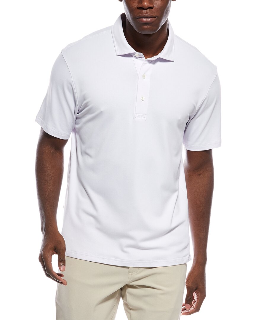J.Mclaughlin White Peak Polo Knit Shirt – Bluefly