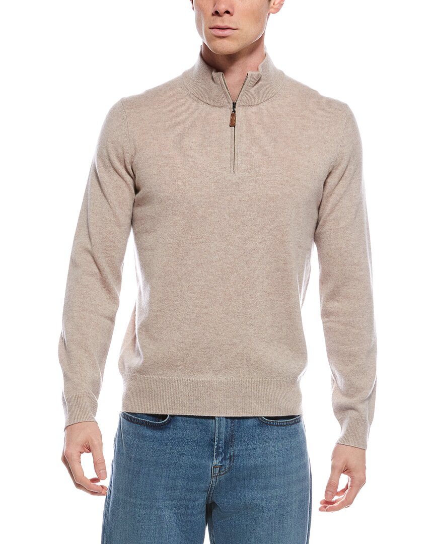 Mette Cashmere 1/4-Zip Mock Neck Sweater – Bluefly