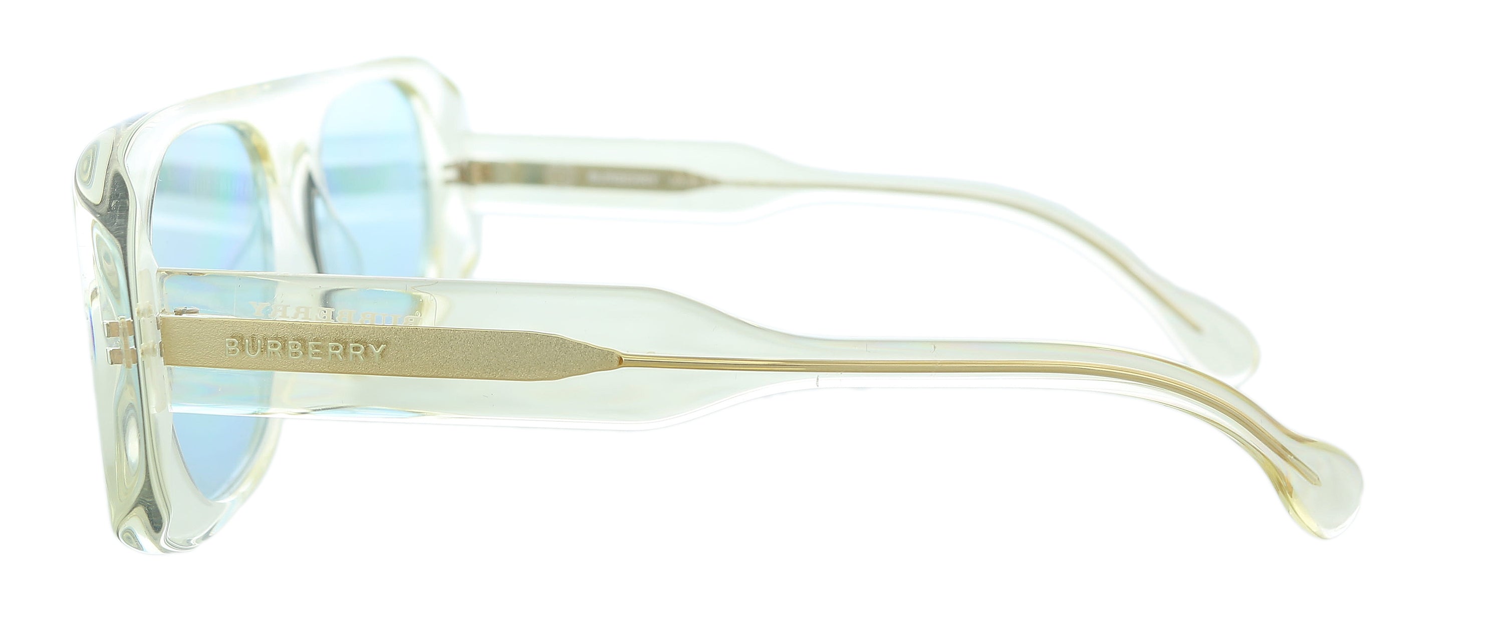 Burberry Transparent Yellow Rectangle 0BE4322 387980 Sunglasses – Bluefly