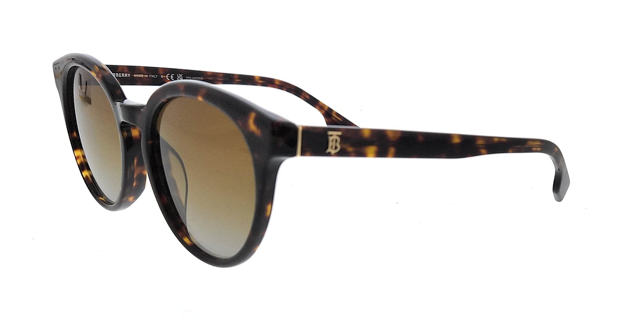Burberry Dark Havana Round 0BE4326F 3002T5 Sunglasses – Bluefly