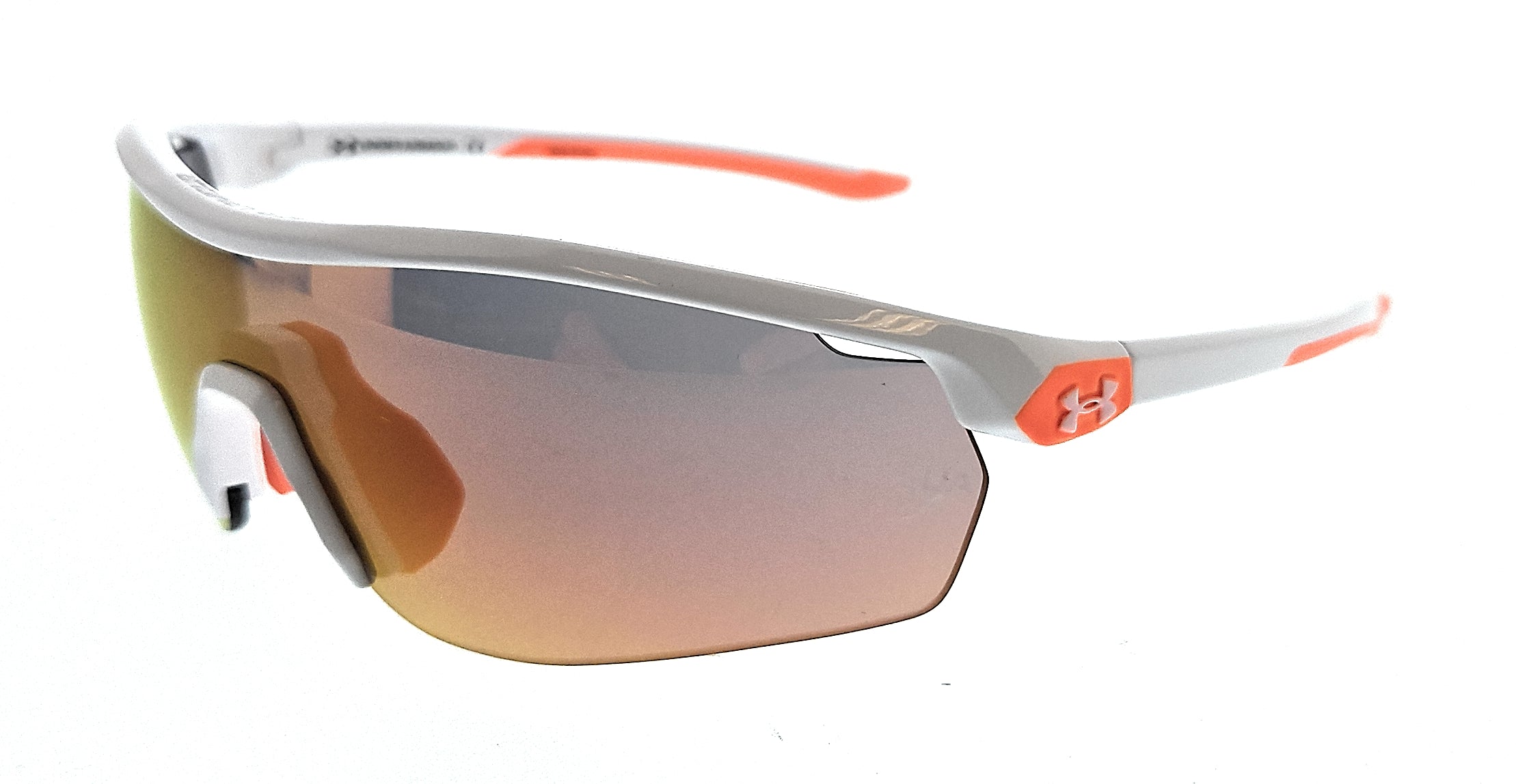 UNDER ARMOUR UA 7001/SIXN White Orange Mask Sunglasses – Bluefly