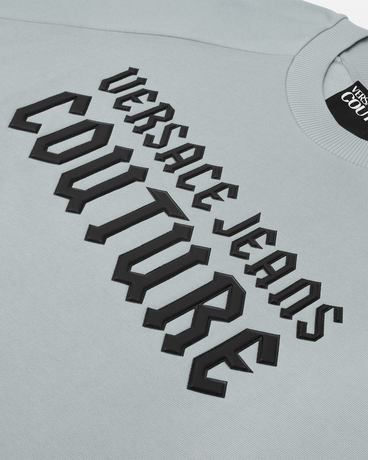 Versace Jeans Couture Ice Grey Cotton Mens Sweatshirt – Bluefly