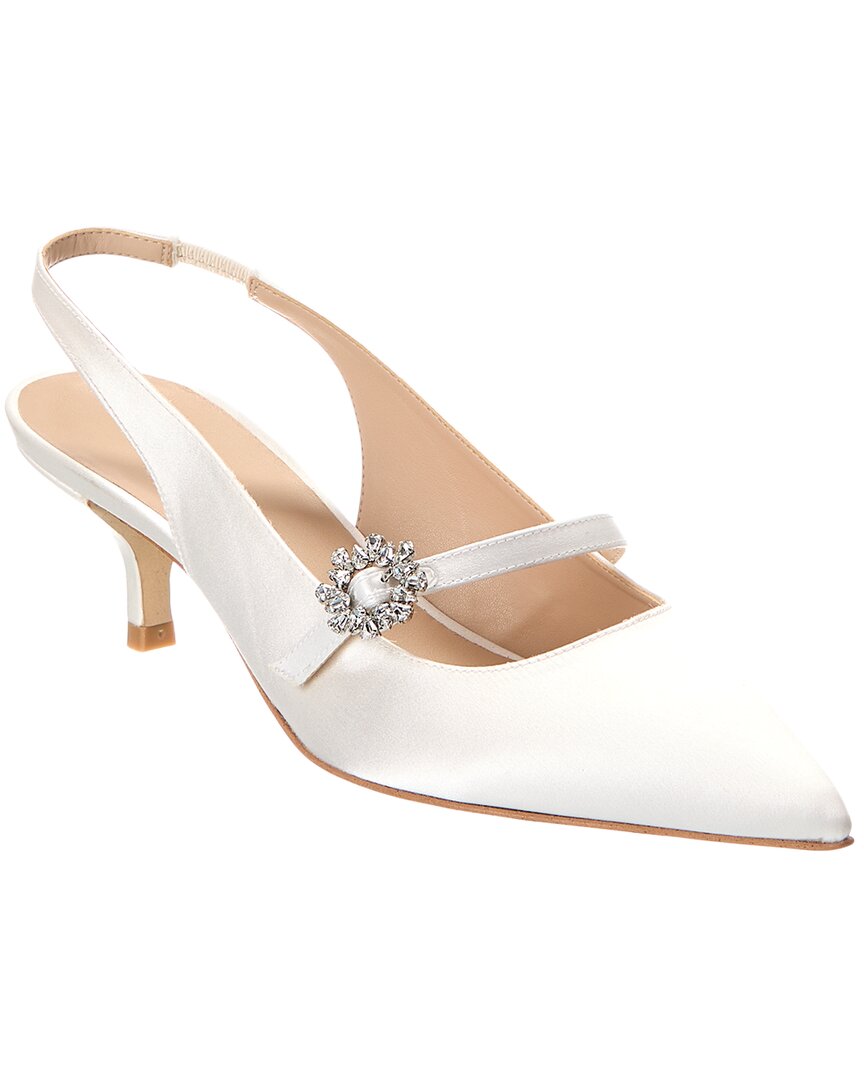 Stuart Weitzman Aura Mary Jane Satin Slingback Pump – Bluefly