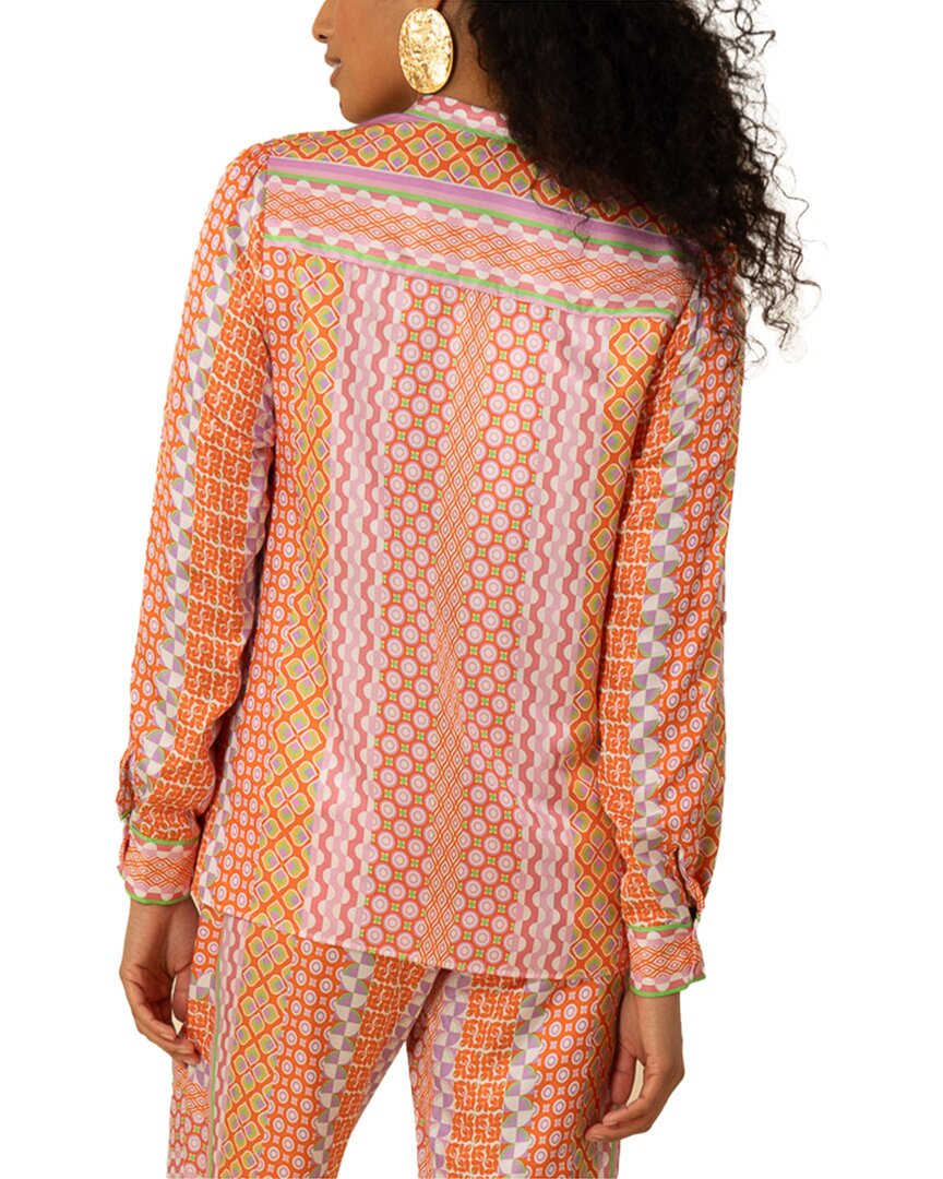 Hale Bob Siena Silk-Blend Blouse – Bluefly