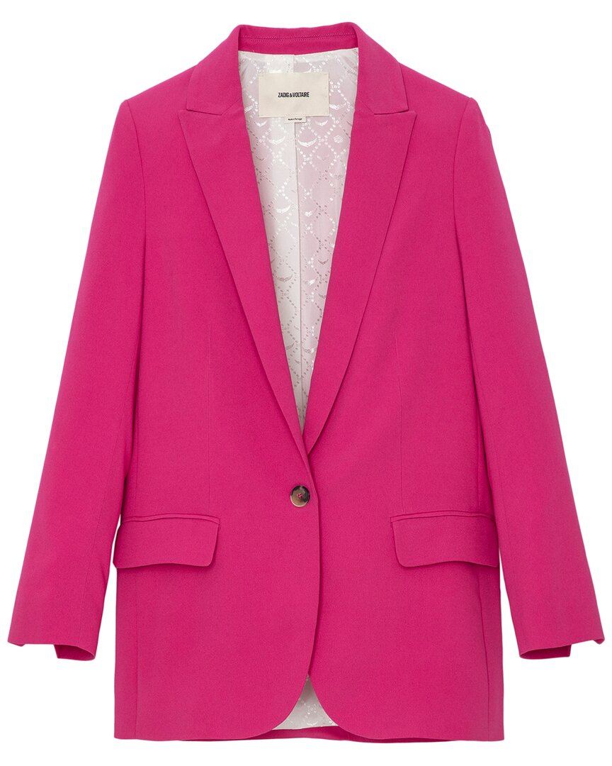 Zadig & Voltaire Viva Crepe Blazer – Bluefly