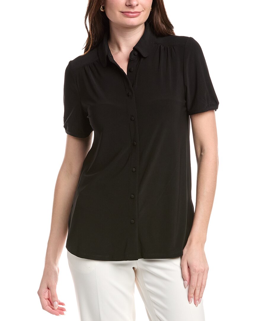 Anne Klein Collared Top – Bluefly