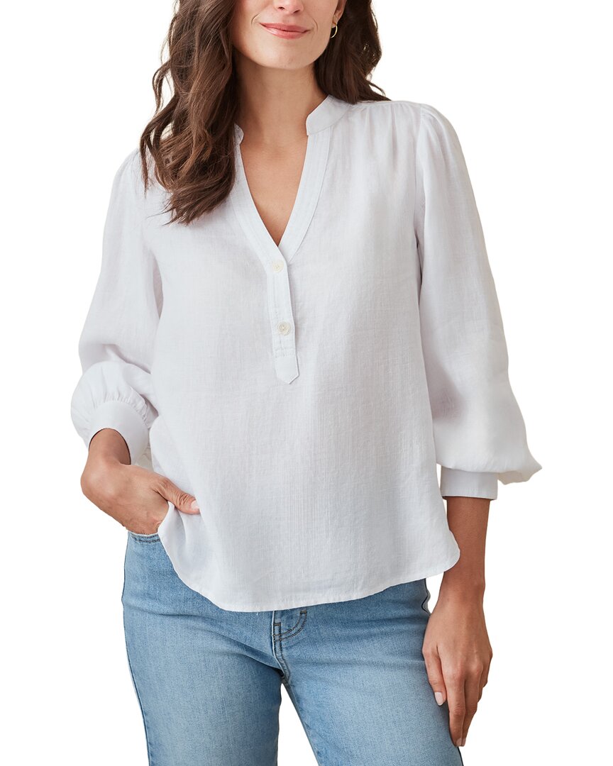 J.Mclaughlin Rashell Linen Blouse – Bluefly