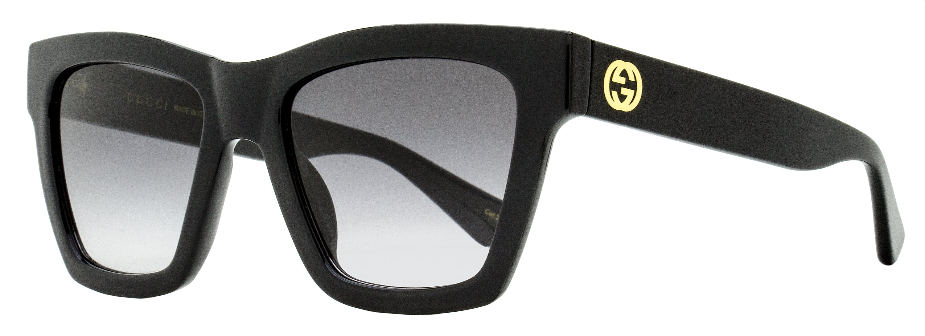 Gucci GG Square Sunglasses GG1714S 001 Black 54mm – Bluefly