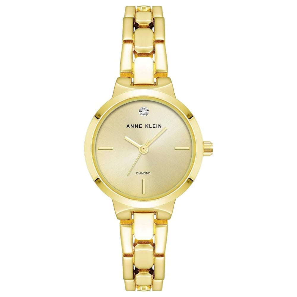 Anne Klein Women's Classic Gold Dial Watch - AK/4190CHGB – Bluefly